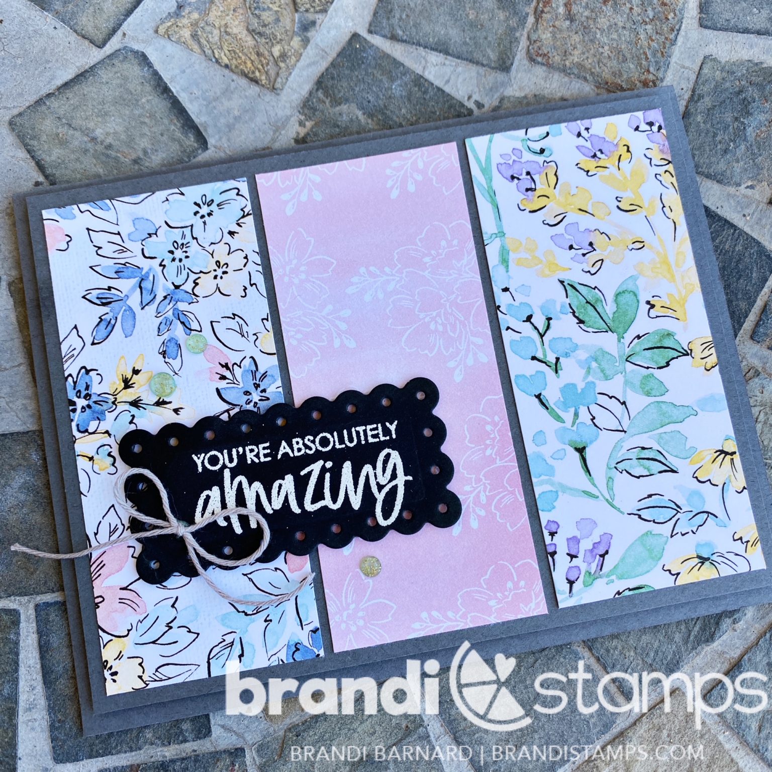 Fun Designer Paper Layout